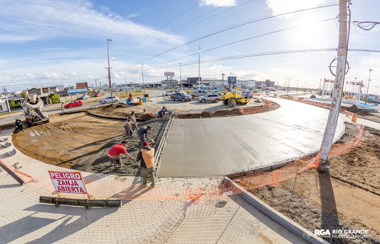 Avanza la obra vial de la Doble Santa Fe y la Rotonda de las Américas ...