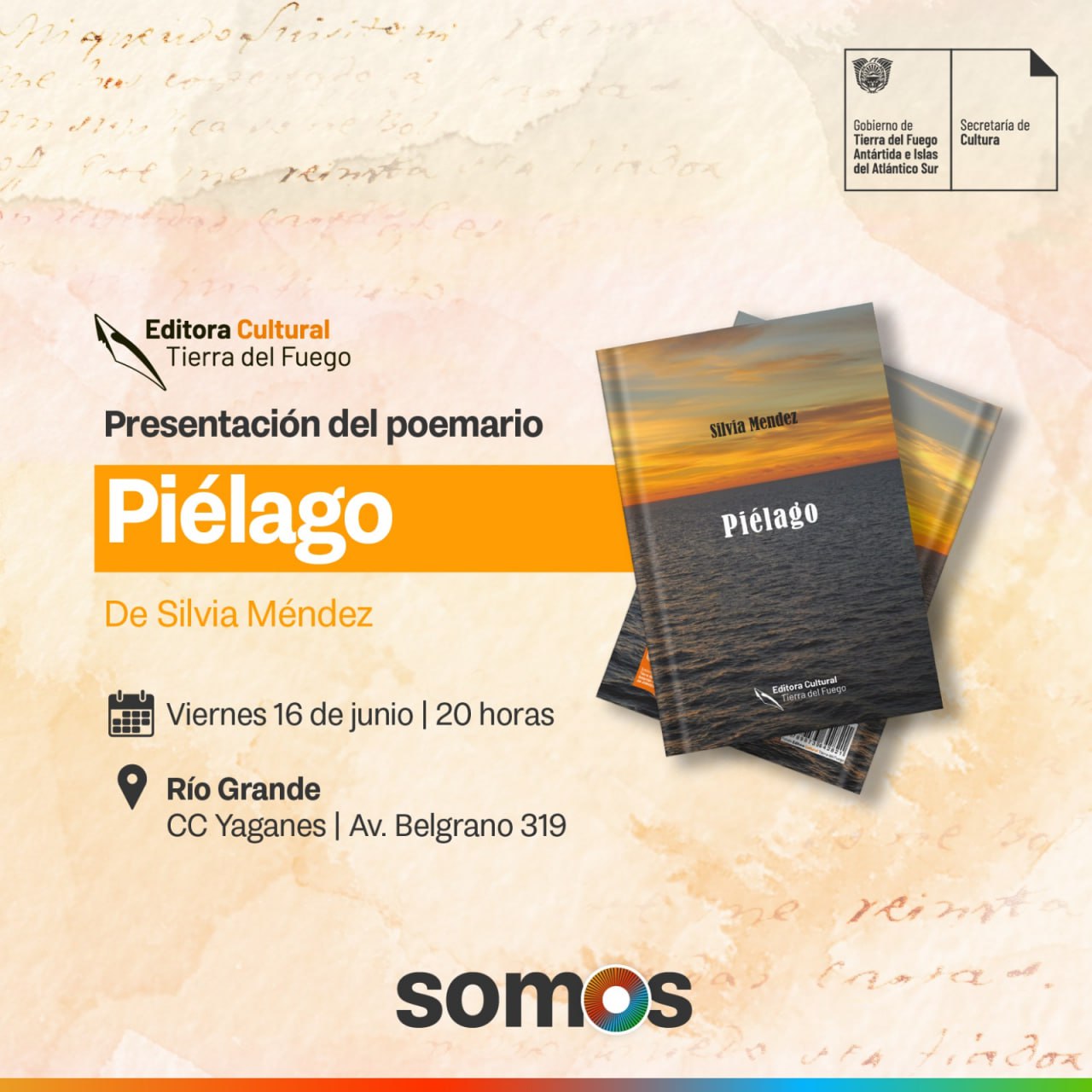 Este viernes se presenta el libro "Piélago" de la autora Silvia Méndez — La 97 Radio Fueguina